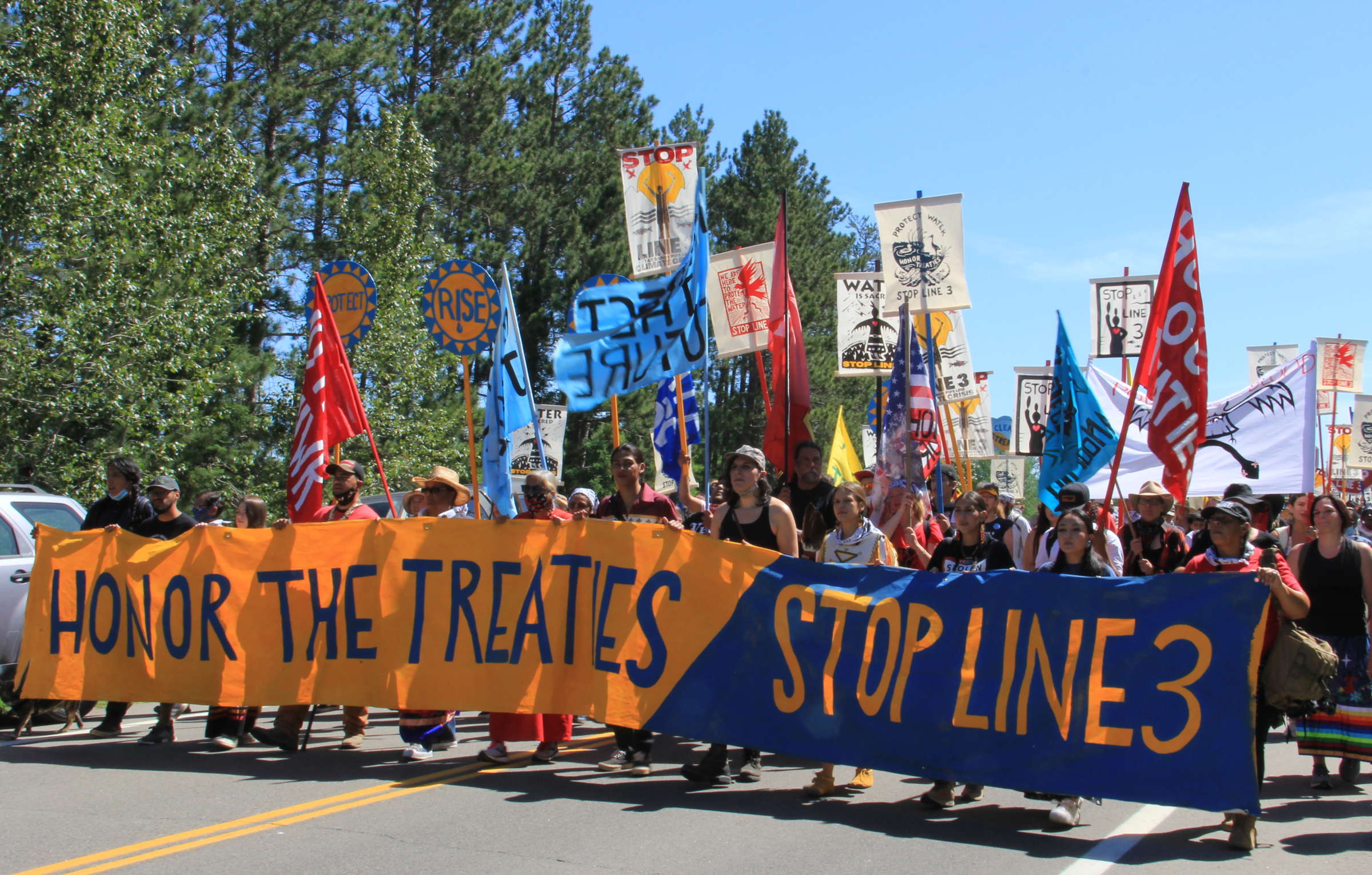 Native Water Protectors Test Treaty Rights Strategy as Line 3 Fight ...