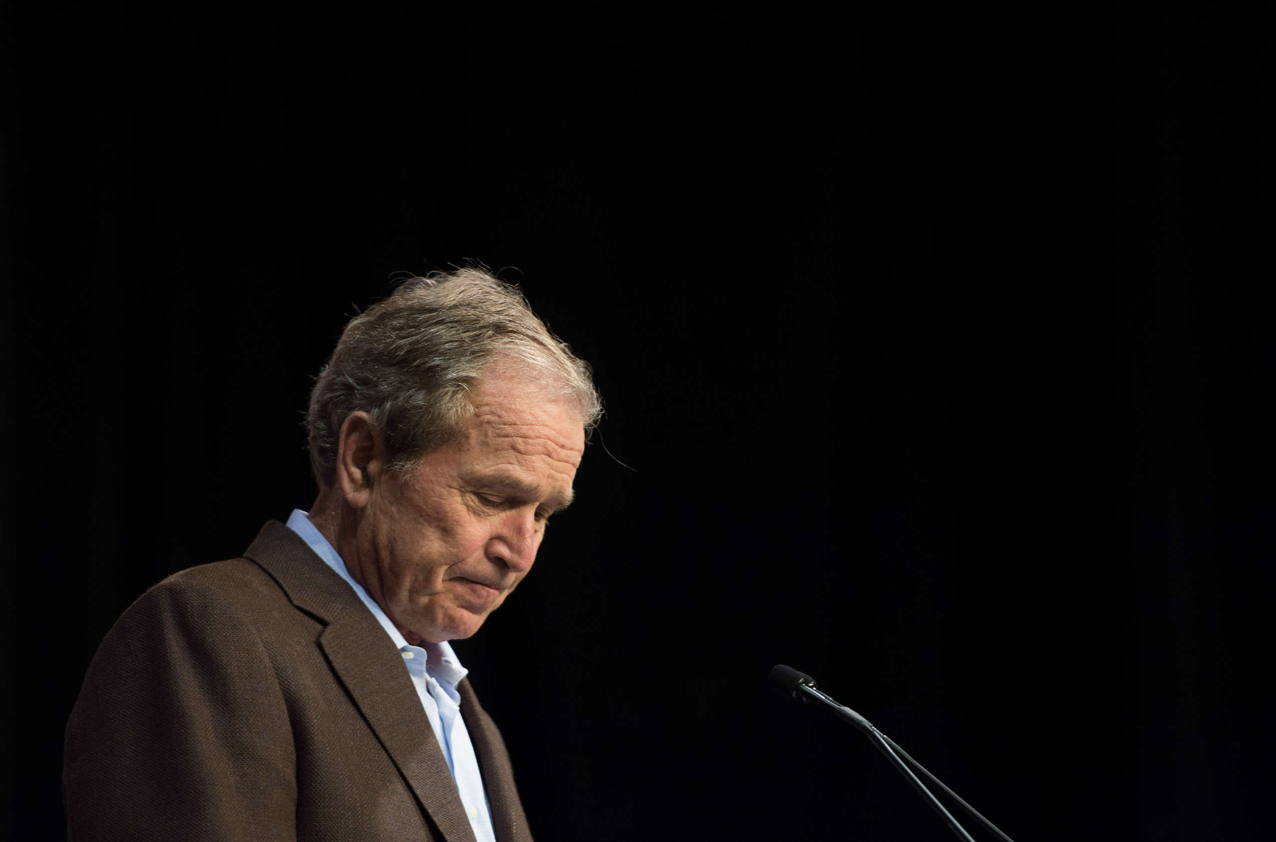 Bush Accidentally Condemns “Brutal Invasion of Iraq” When Talking About ...