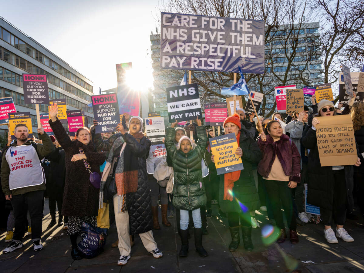 Health Care Workers Stage Largest NHS Strike in UK’s History | Truthout