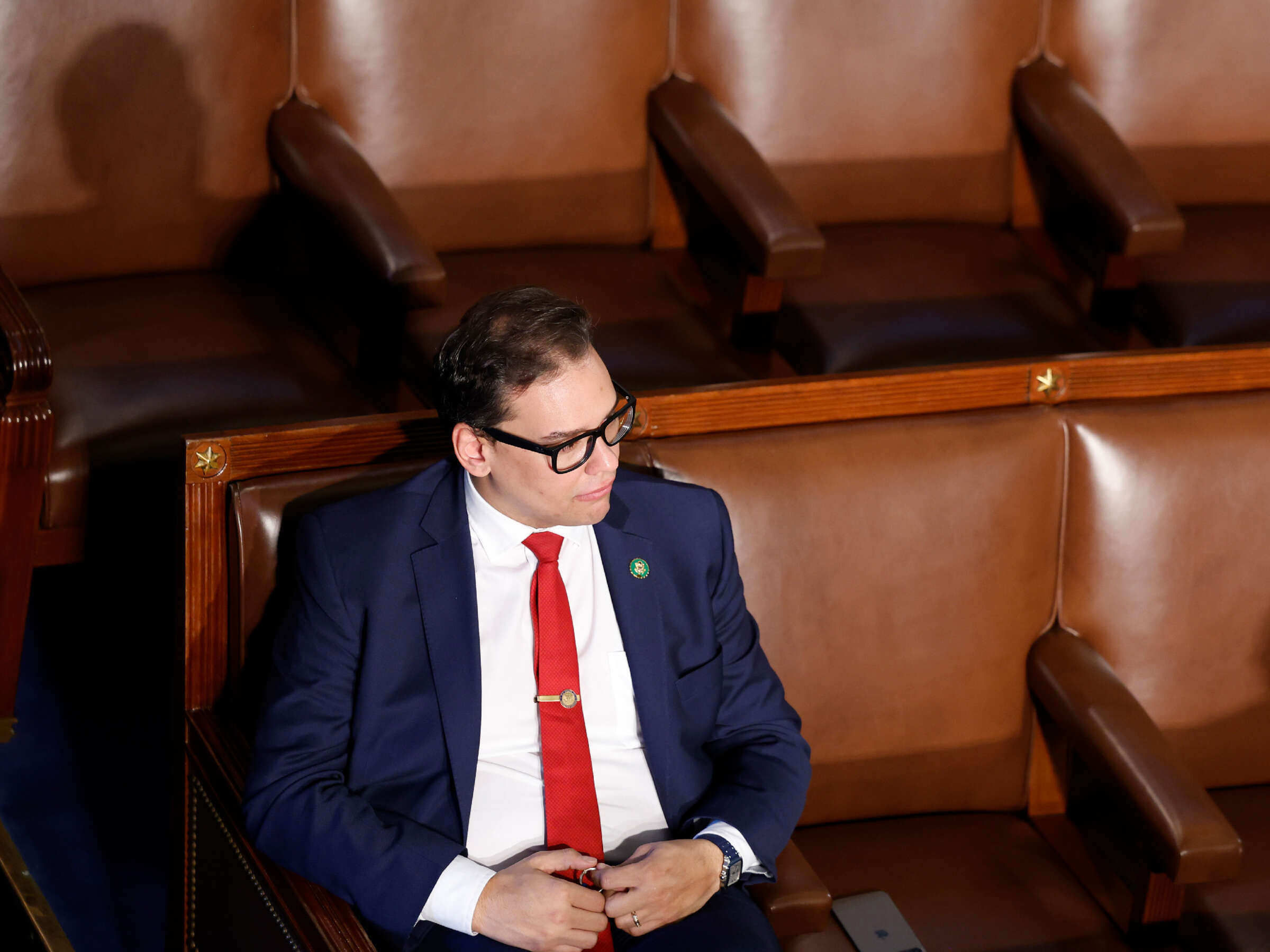 McCarthy Says “It’s Not My Role” to Remove George Santos Despite ...