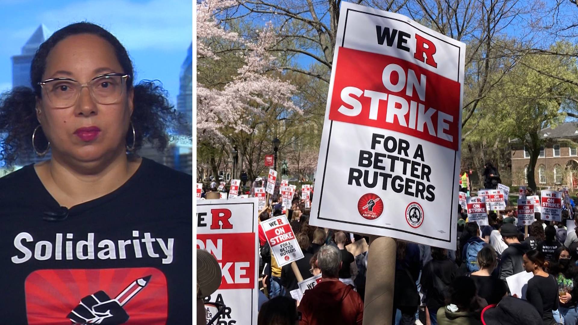 Historic Rutgers Strike Goes Into Day 5: Workers Demand Better Pay, Job ...