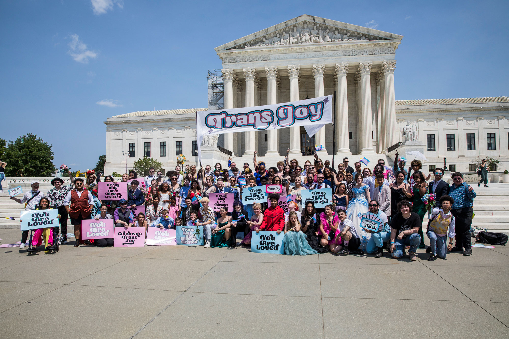 Trans Youth Held a Prom Outside the US Capitol. It Sparkled With Joy ...
