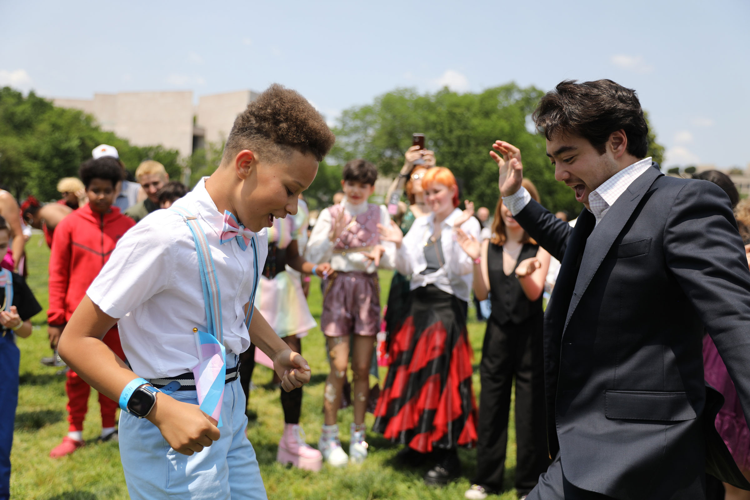 Trans Youth Held a Prom Outside the US Capitol. It Sparkled With Joy ...