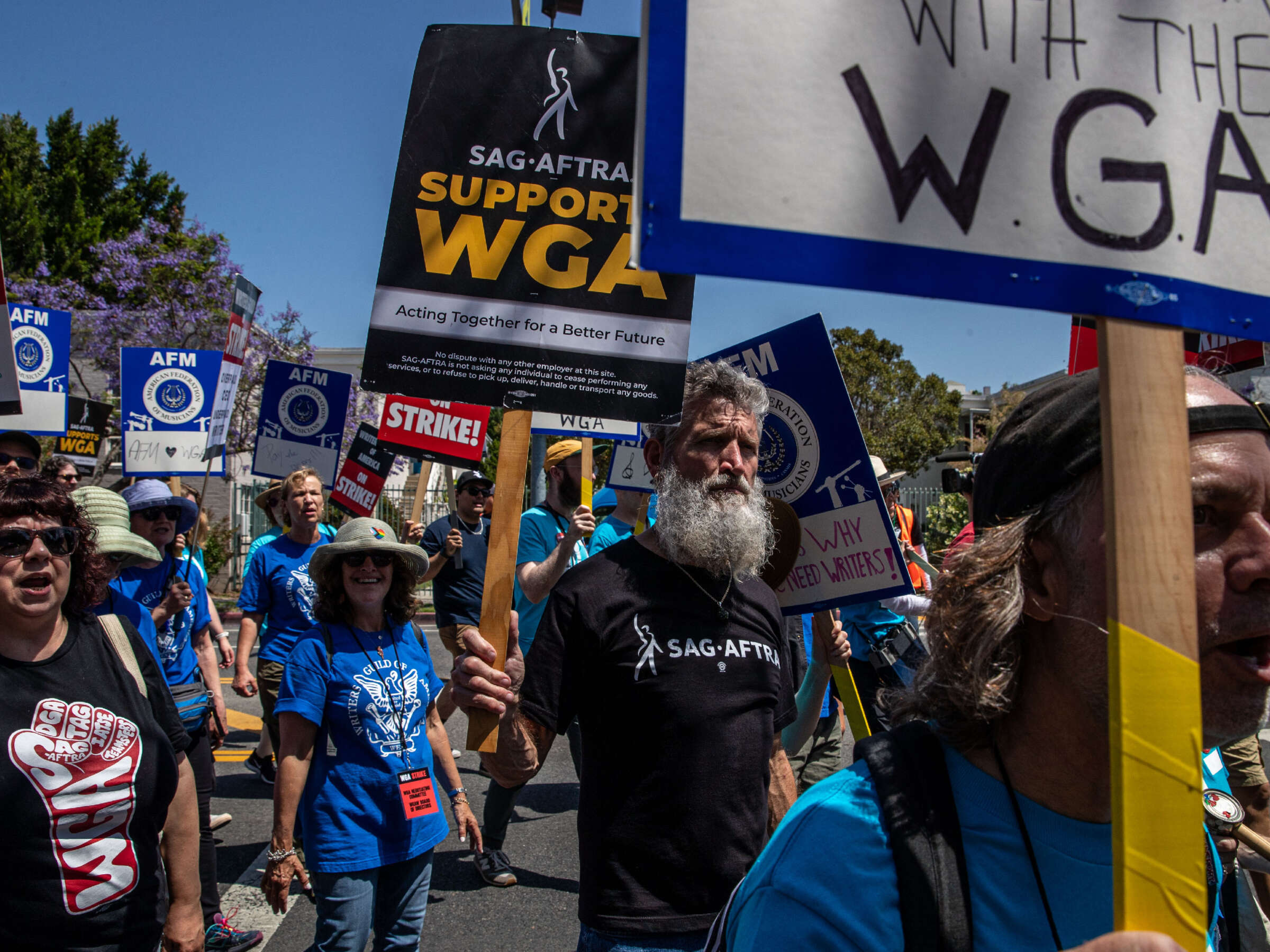 WGA, SAG-AFTRA Strike Remains Strong After Over 100 Days on the Picket ...