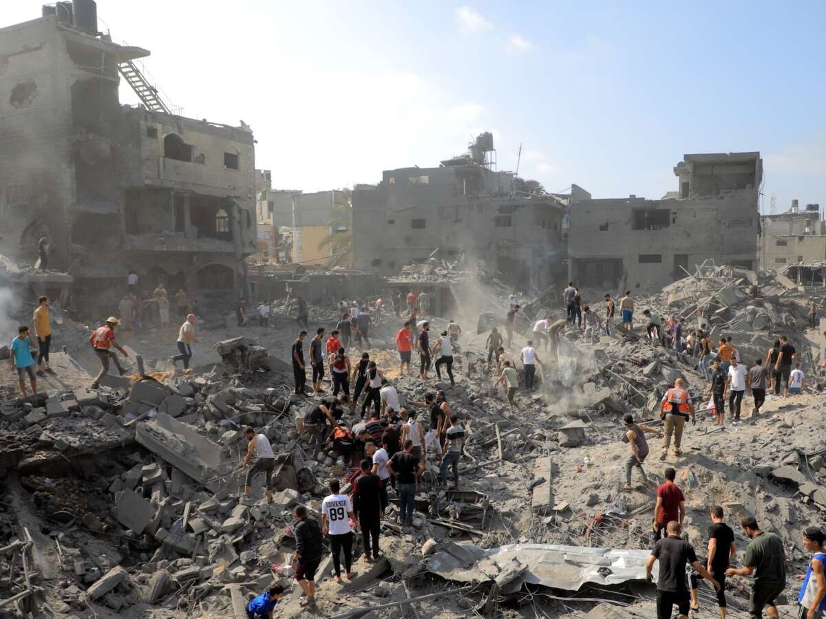 Israel’s Refugee Camp Massacre Caused 50,000 Square Feet of Damage ...