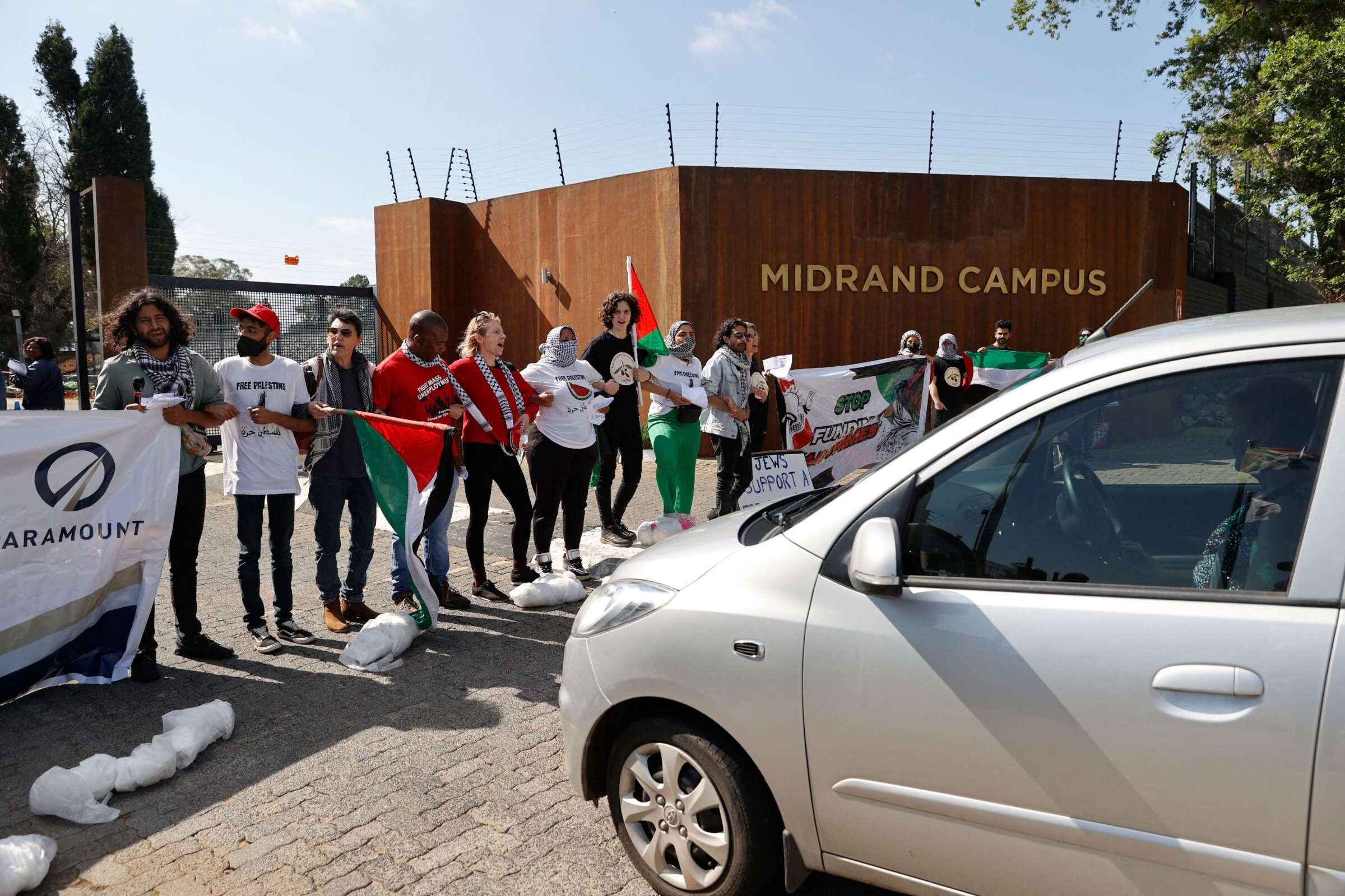 “No Arms to Apartheid”: South African Activists Target Israel-Linked ...