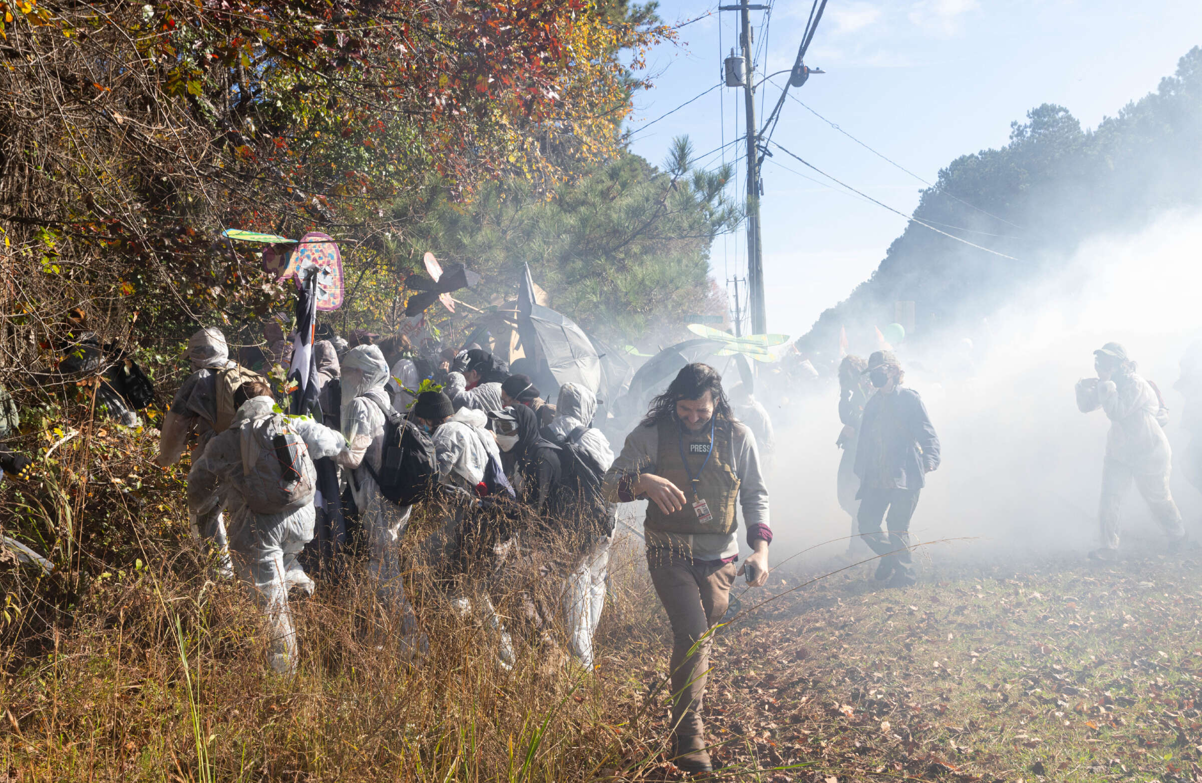 Protesters Hoped to Plant Trees at Cop City Site. They Were Tear Gassed ...