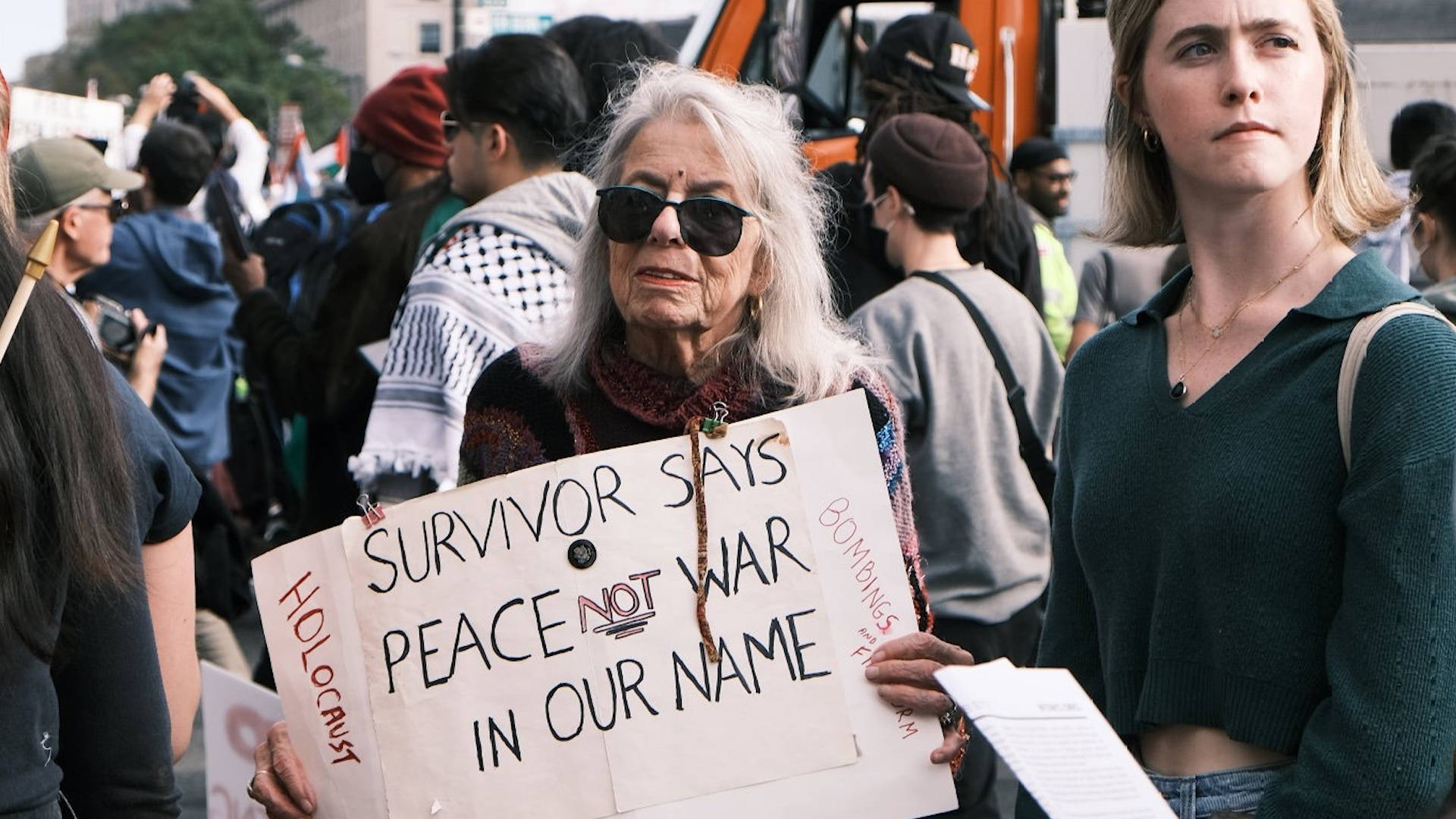 Holocaust Survivor Calls for Peace Beyond a Ceasefire, Condemns Israeli ...