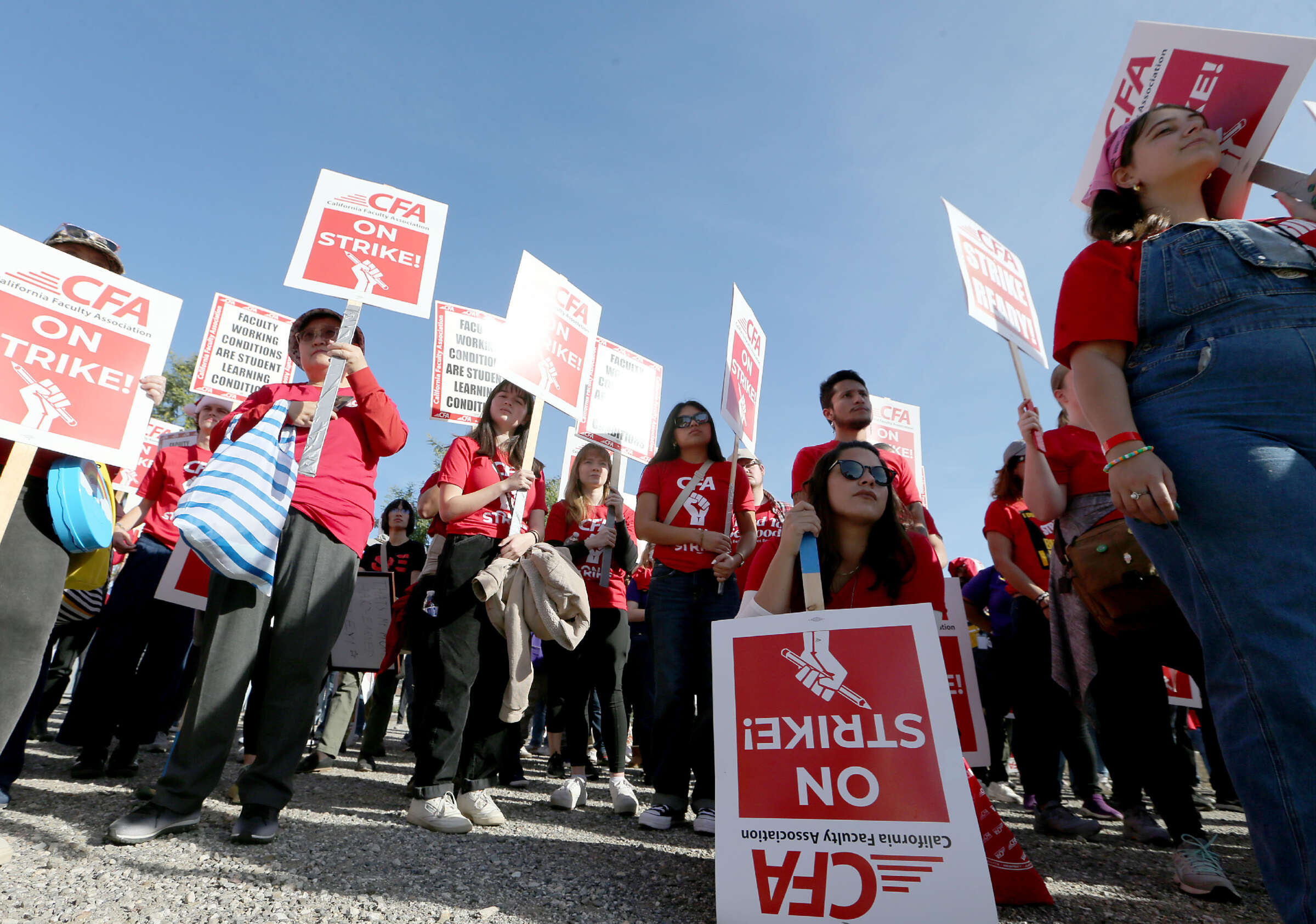 California State University Faculty Strike for Better Pay, Parental ...