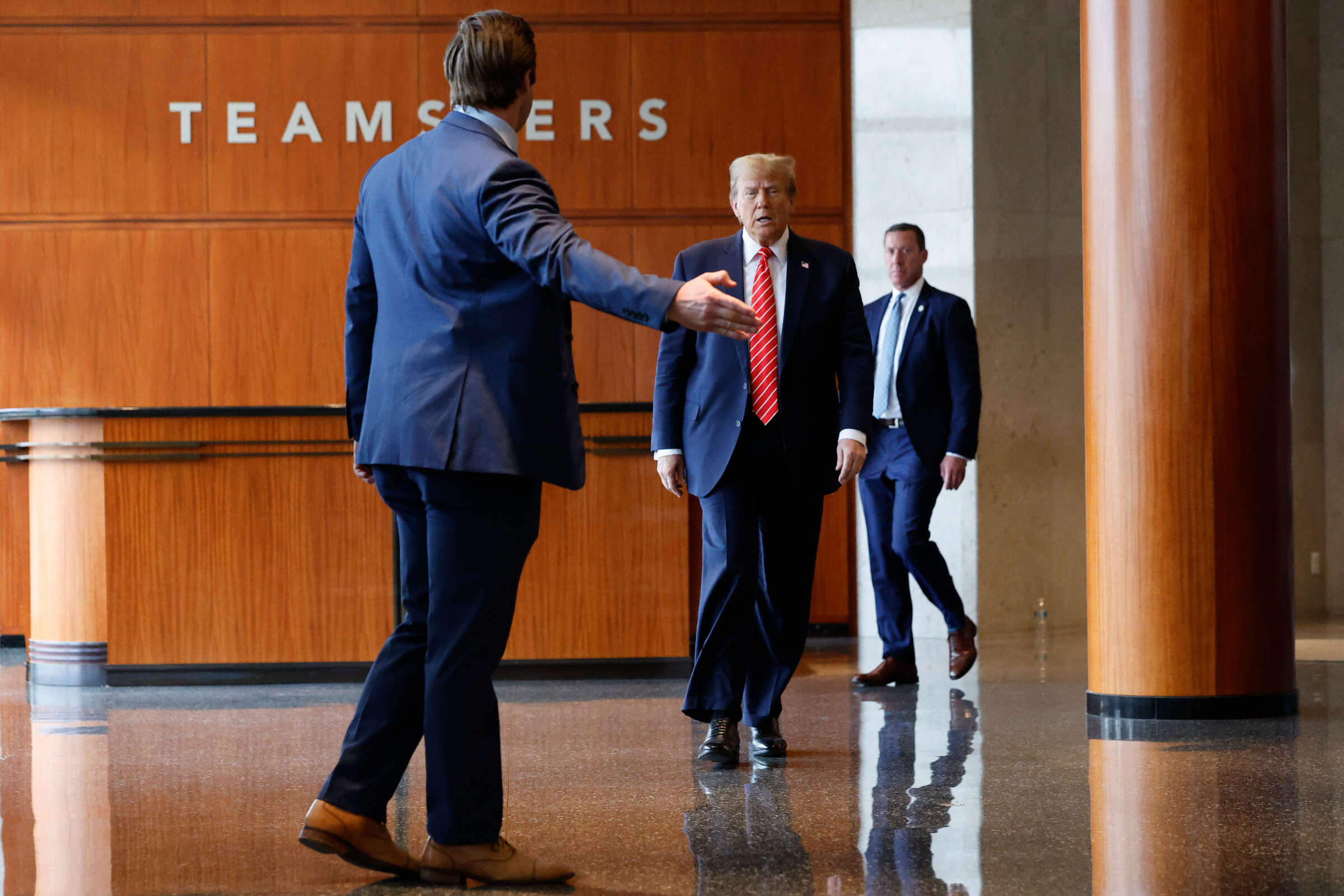 Trump Tries to Woo Union Leaders Despite His Long Record of Exploiting ...