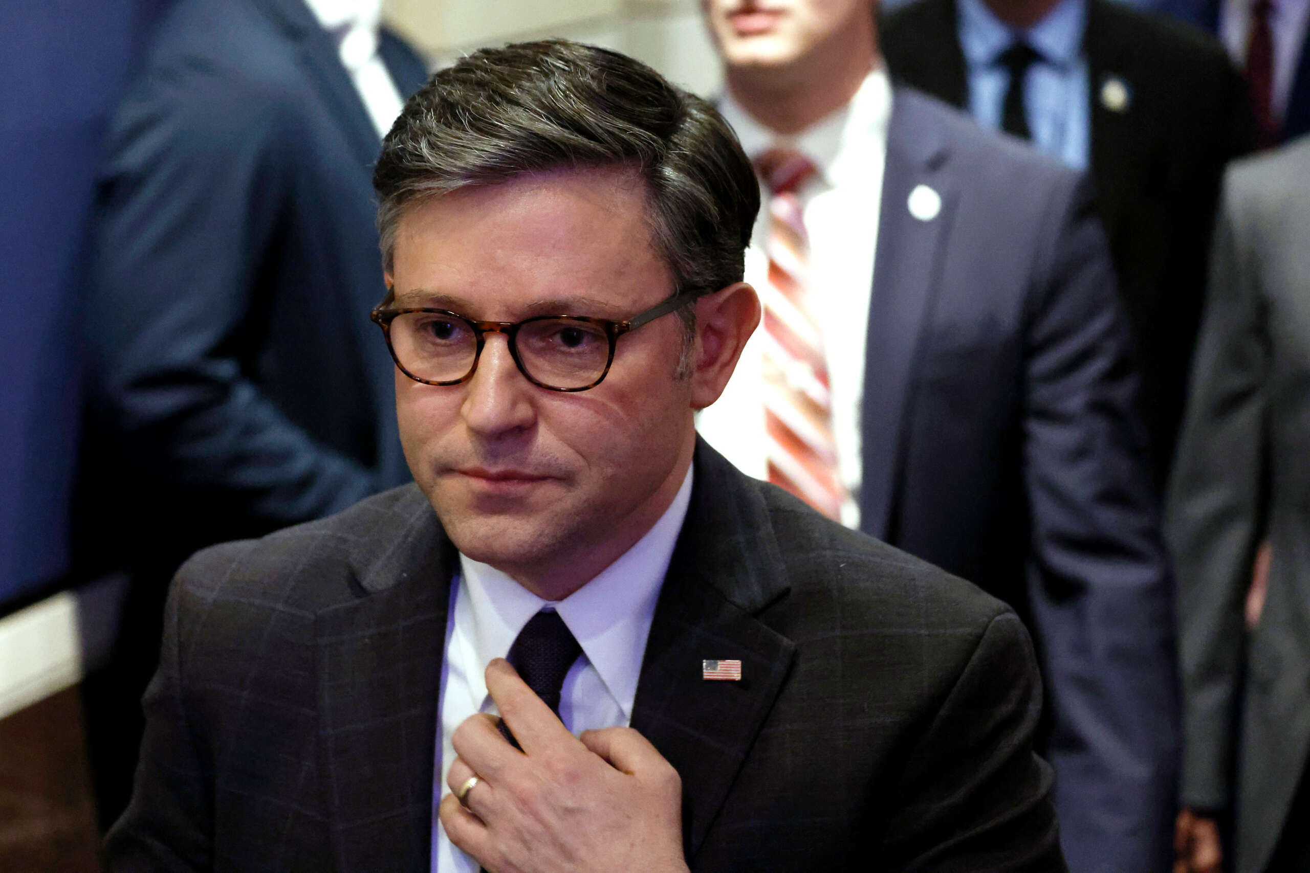 Democratic Leaders Say They’ll Back Keeping Mike Johnson as Speaker ...