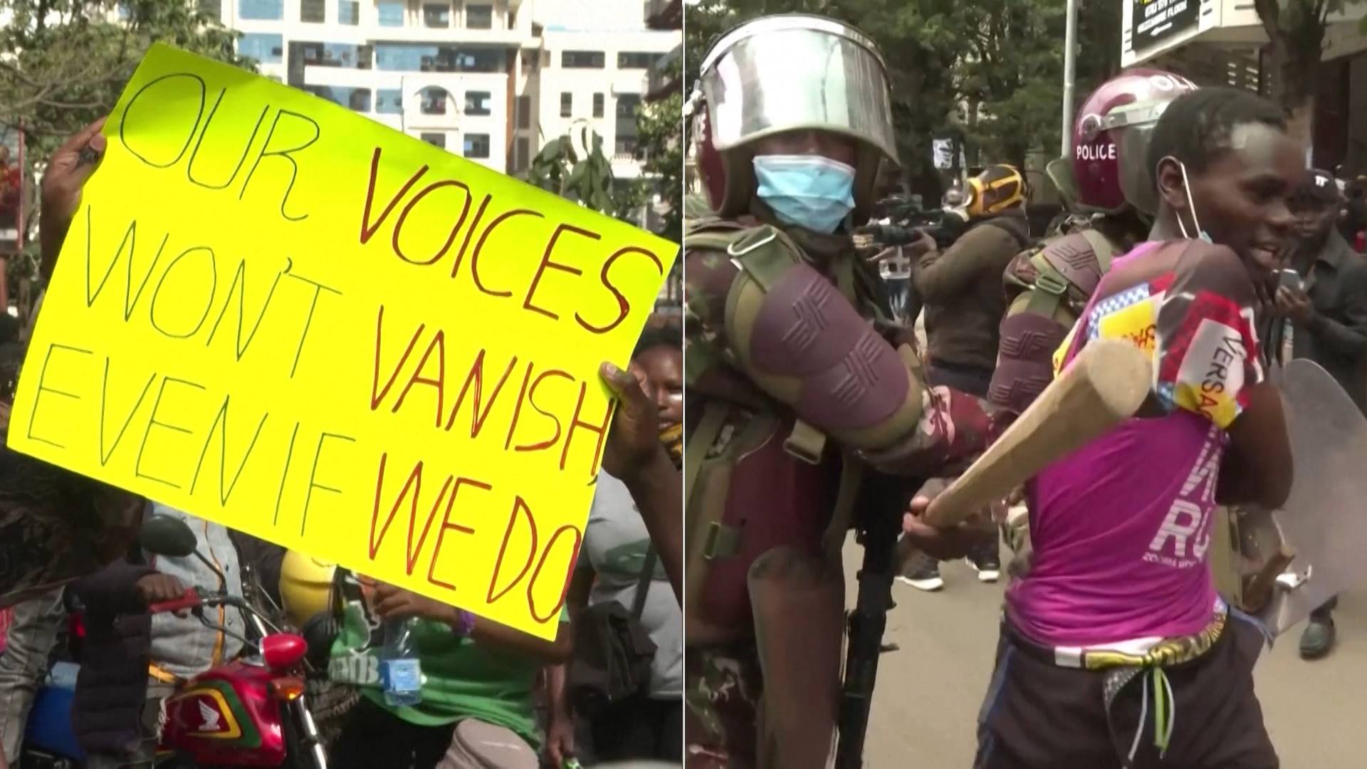 Kenyan Protesters Call to Dissolve Parliament and Hold New Elections ...