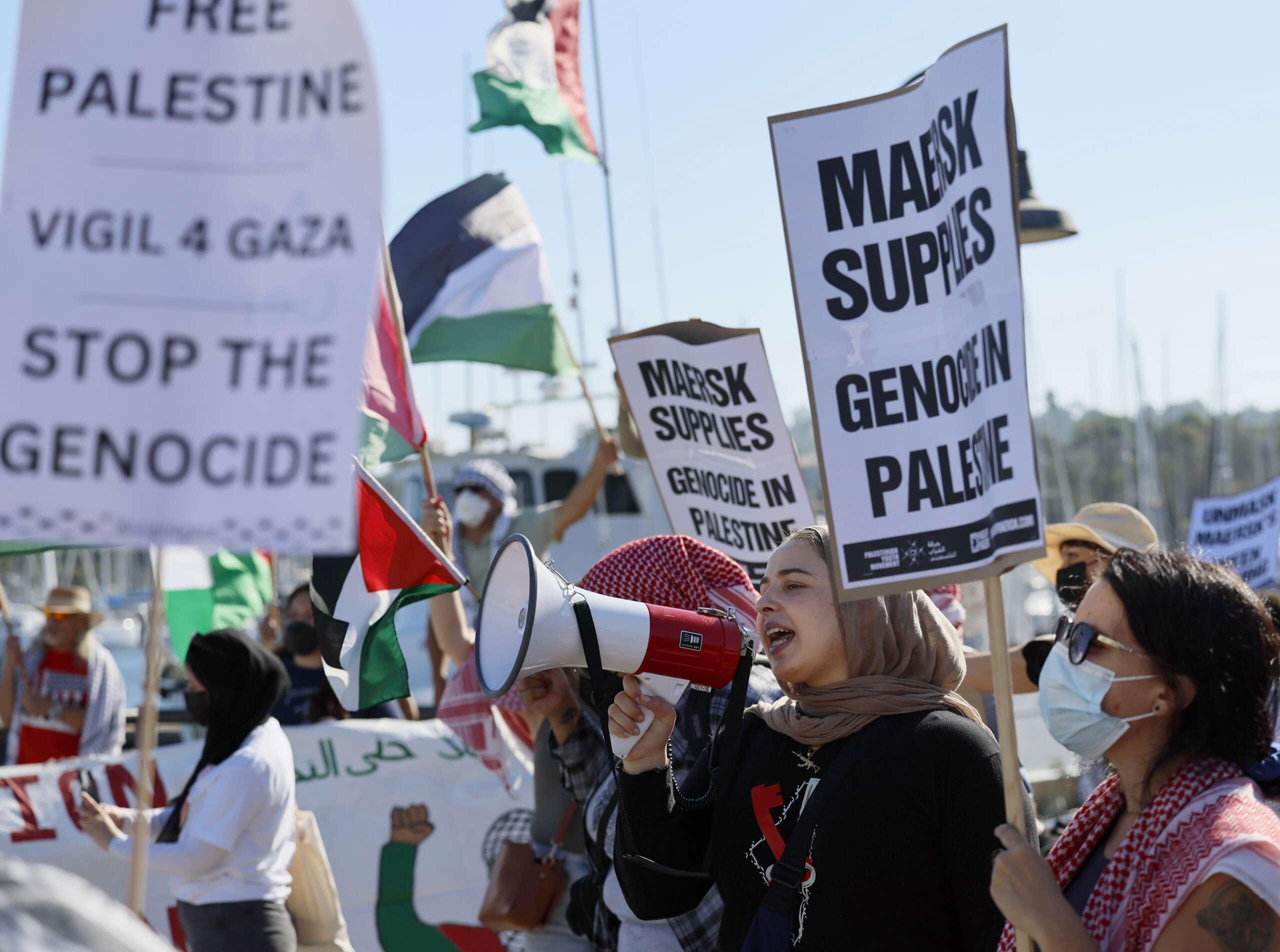 Pro-Palestine Activists Target Invisible Genocide Profiteer in Arms ...
