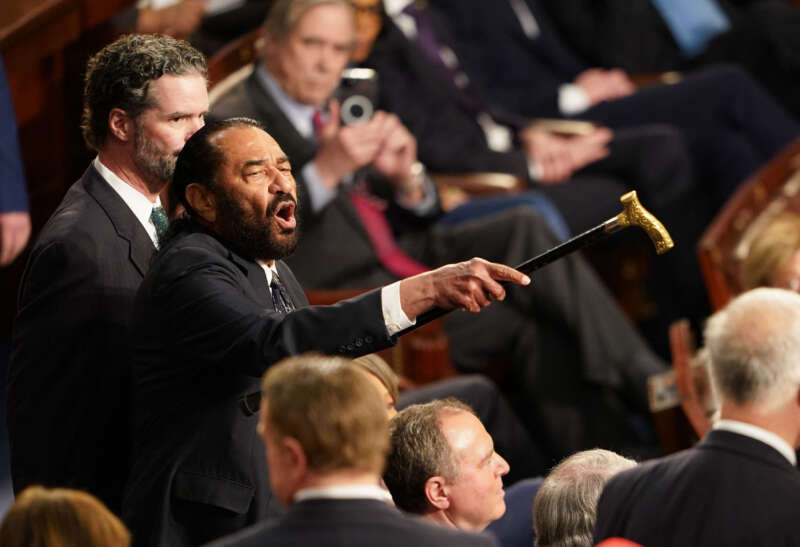 Rep. Al Green Shares Why He Disrupted Trump’s Address to Congress ...