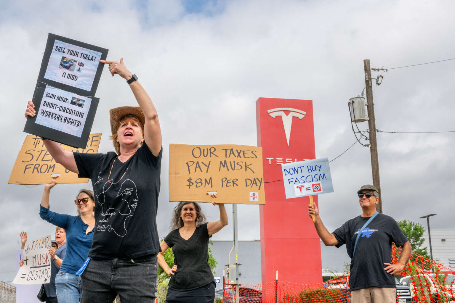 Tesla Takedown Protesters Are Hitting Musk Where It Hurts: His Bottom ...