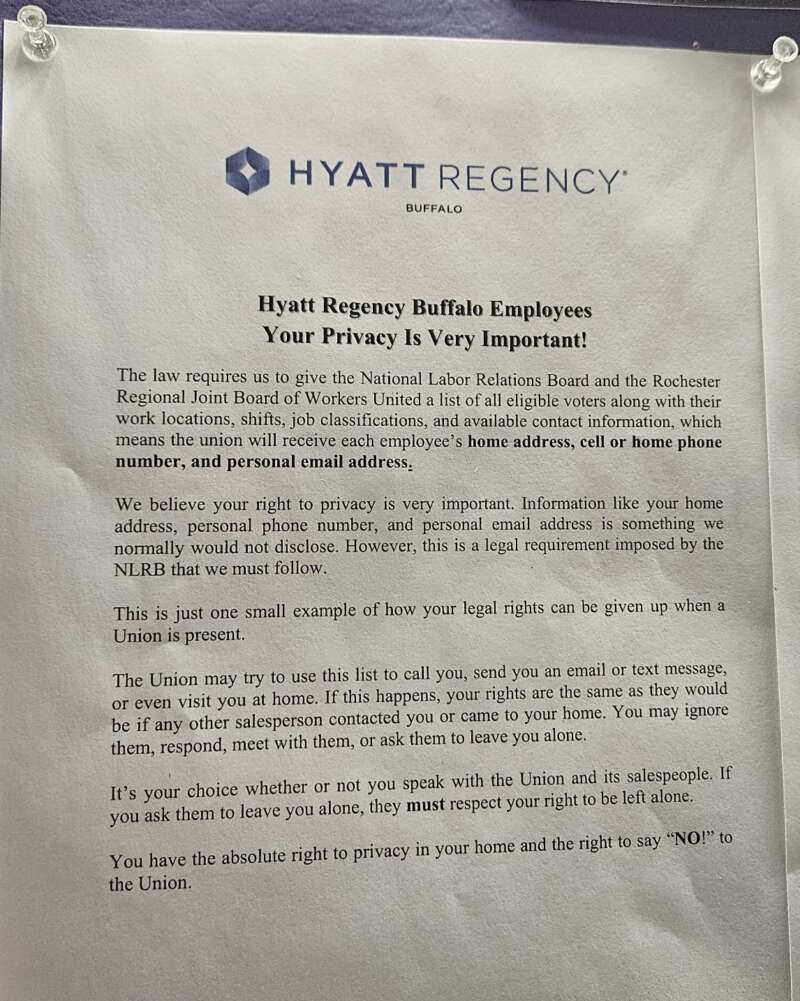 Buffalo Is a Union Town — But for Hotel Workers, Union-Busting Runs ...