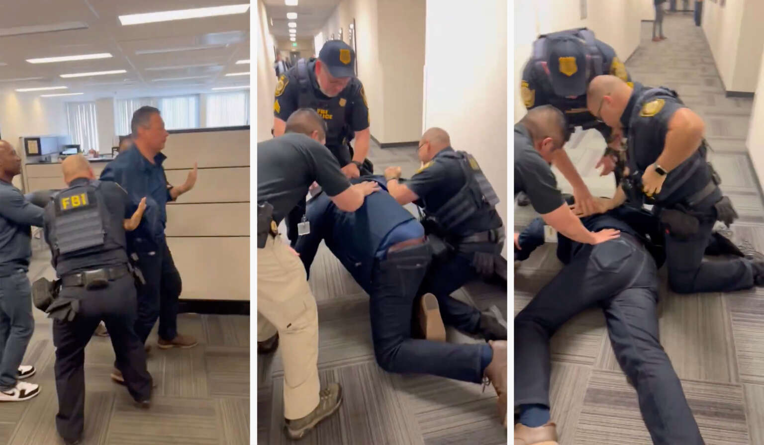 Senator Padilla Forcibly Removed From Kristi Noem Press Conference ...