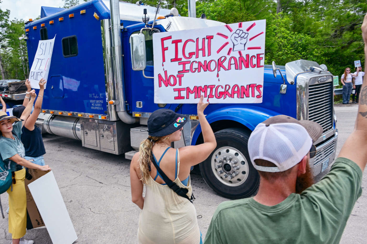 Indigenous and Green Groups Protest ICE’s “Alligator Alcatraz” in the ...