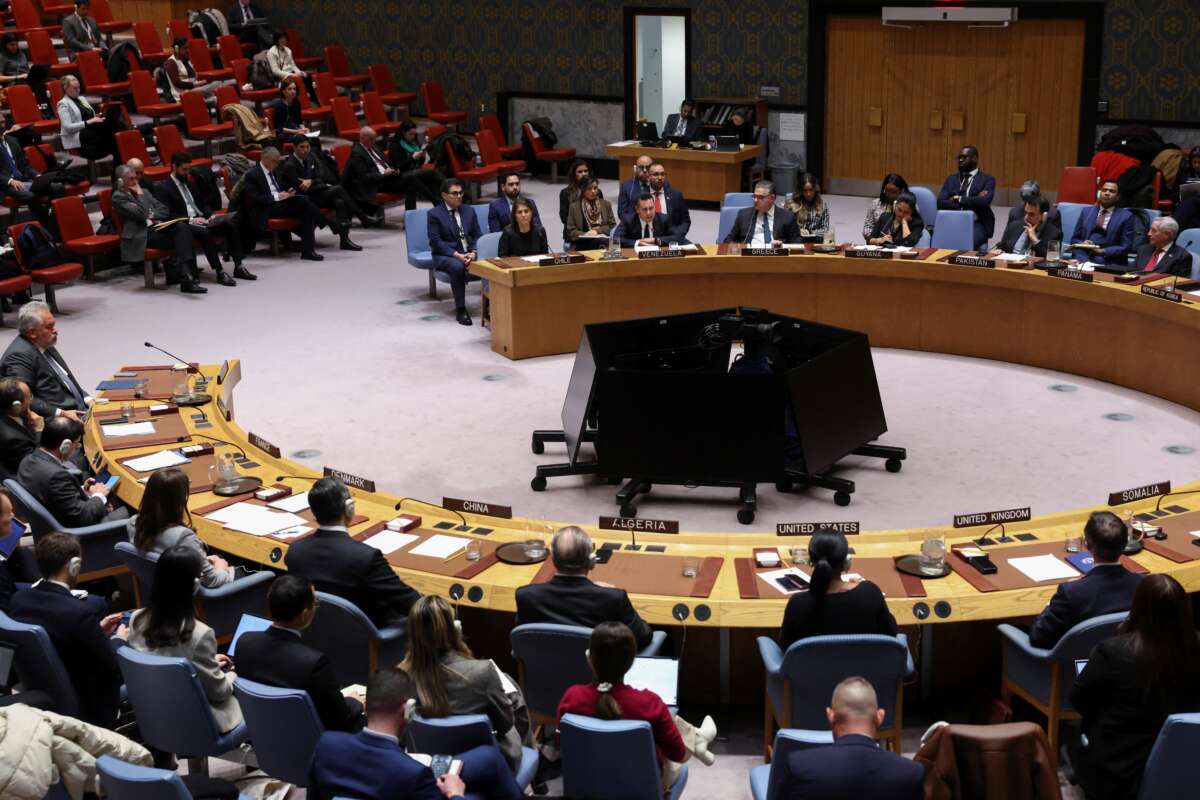 All Security Council Members Except US Condemn Israeli Recognition of ...