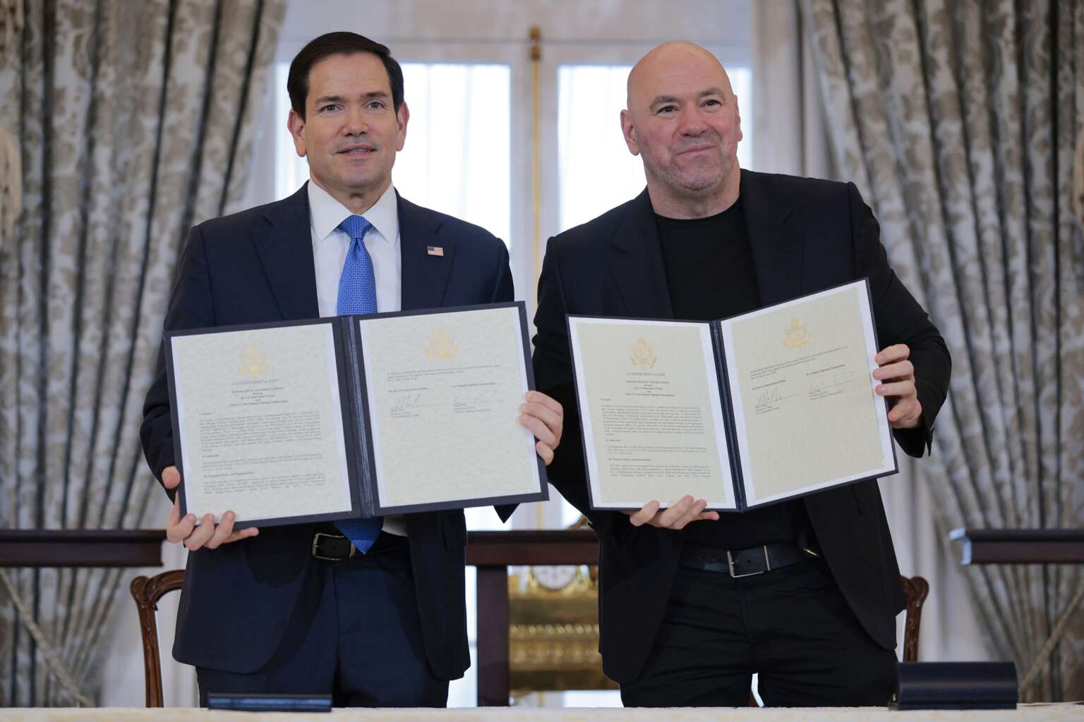 Rubio Signs Sports Diplomacy Deal With UFC Ahead of Weekend Fight at ...