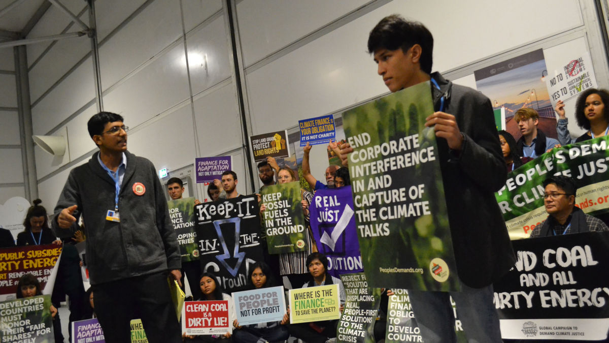 Transformative Climate Action Is Possible -- If Polluters Stay Away