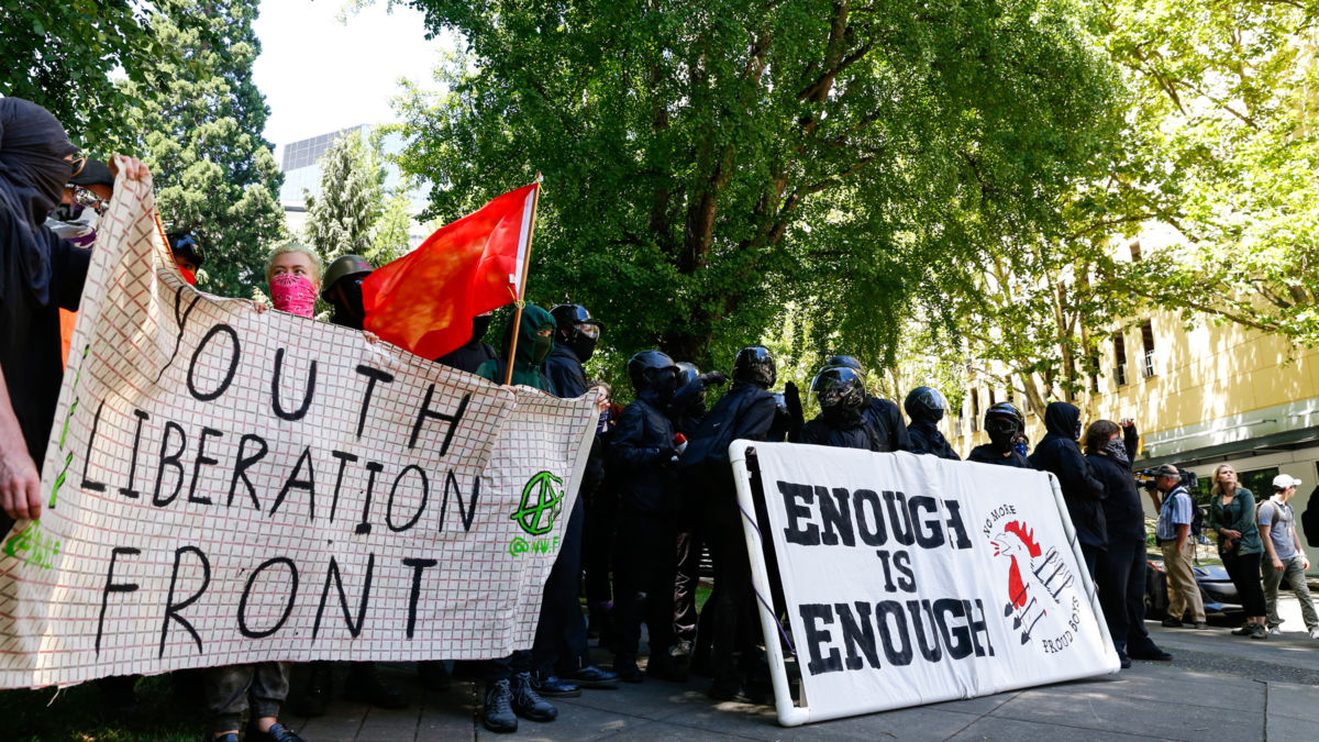 Massive Anti-Fascist Coalition Rebuffs Far-Right Proud Boys in Portland