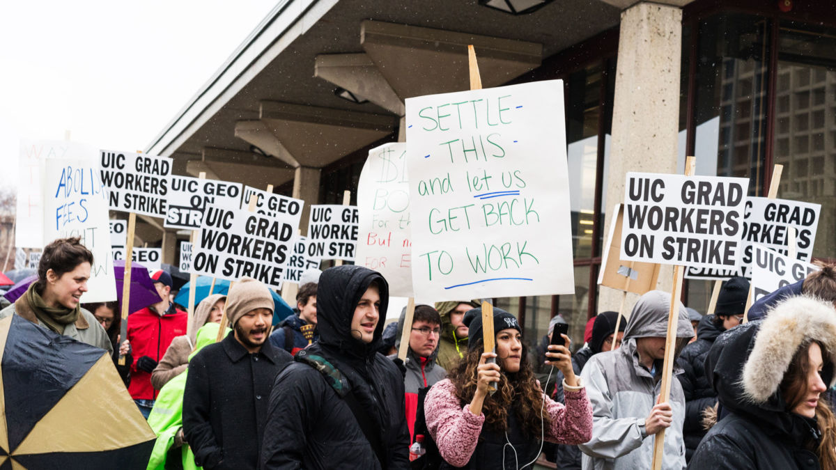 Grad Students Fight Back Against New Trump Labor Board Rule