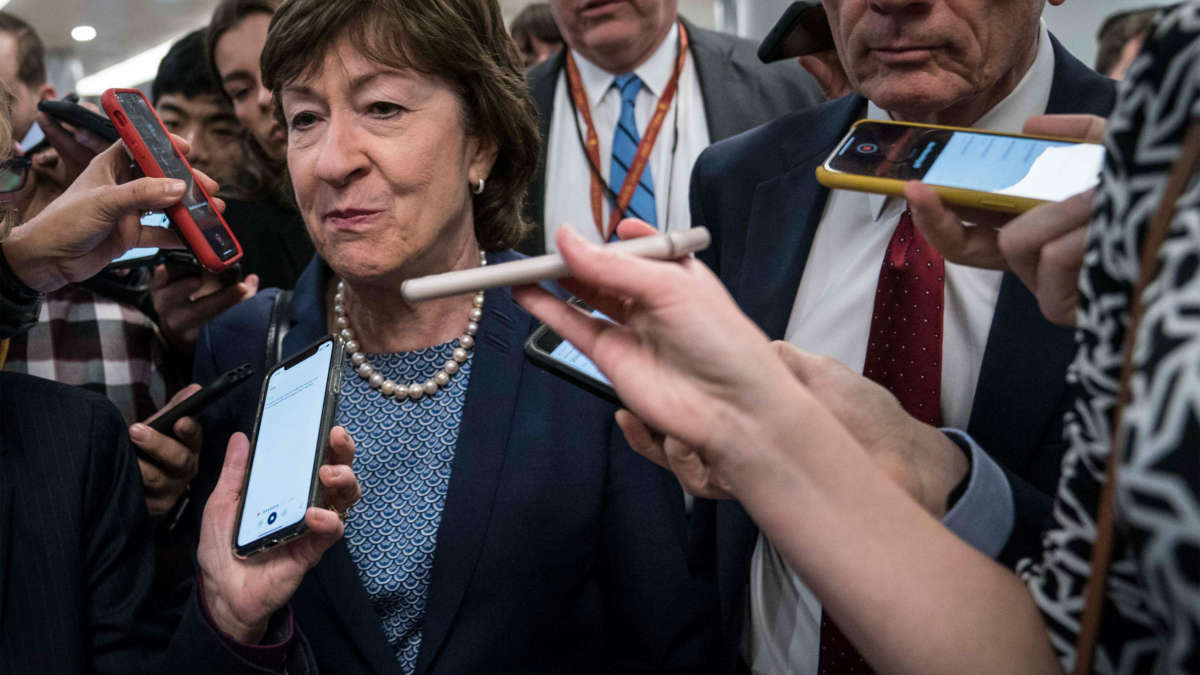GOP's Susan Collins Faces Tough Reelection Fight Following Vote to ...