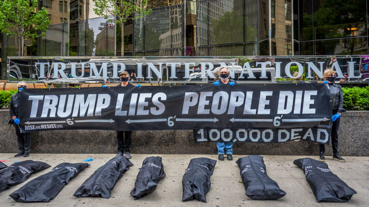 As Trump Golfed and Downplayed COVID, US Death Count Pushed Past 100,000