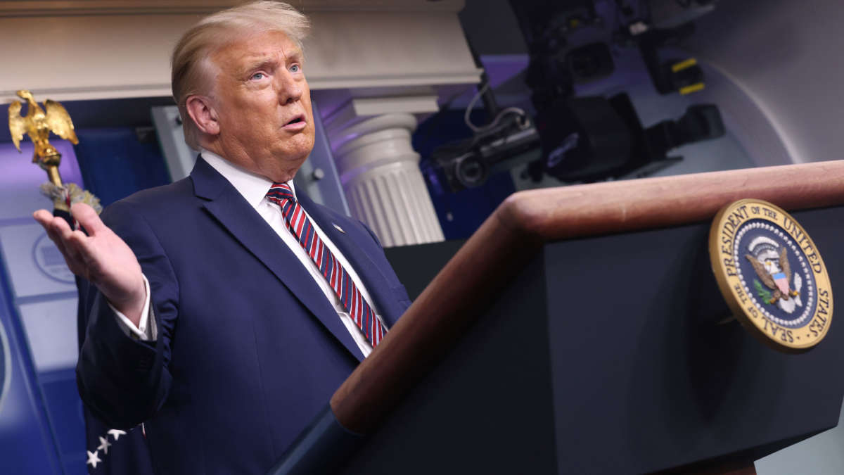 Trump Declares USPS Can't Handle Mail-In Voting Because He's Blocking ...